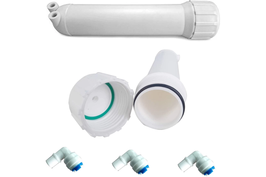 Domestic RO Membrane Housing with Connectors - Integrated Water Systems