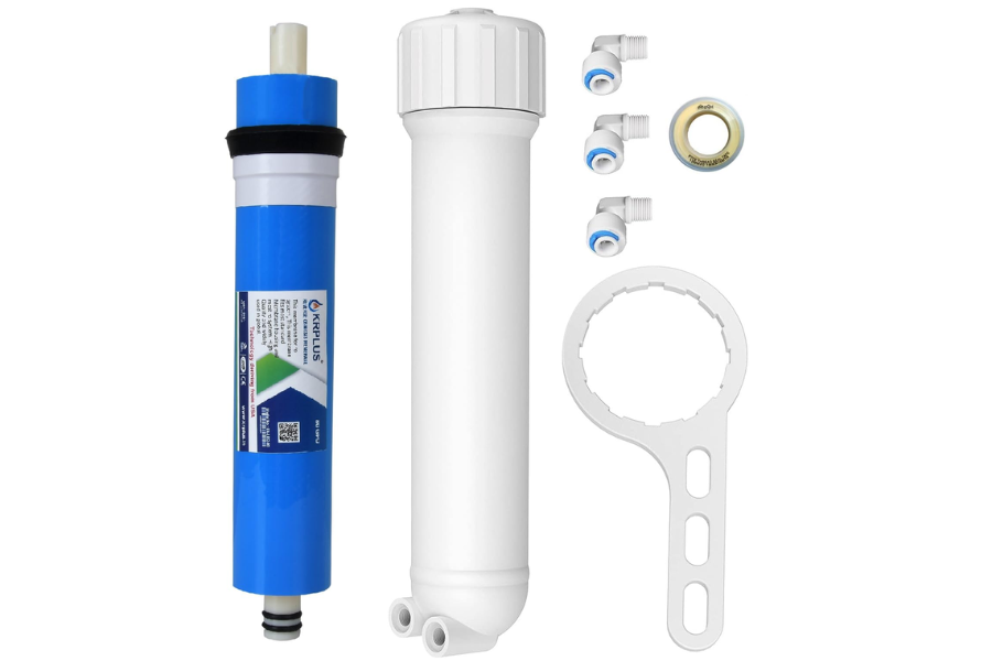 RO Filter Kit with 20 LPH RO Membrane, 12 Inch Housing & Connectors ...